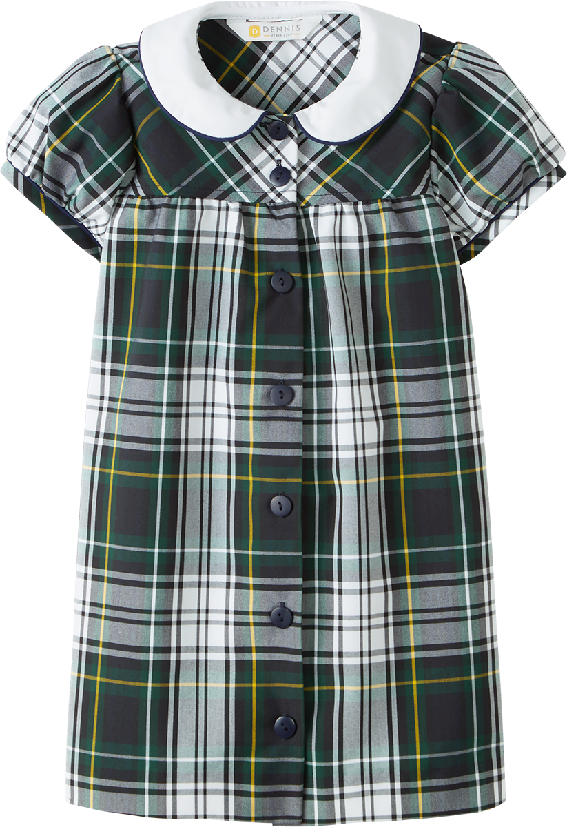 Short Sleeve Peter Pan Collar Dress – DENNIS Uniform Liquidation Sale