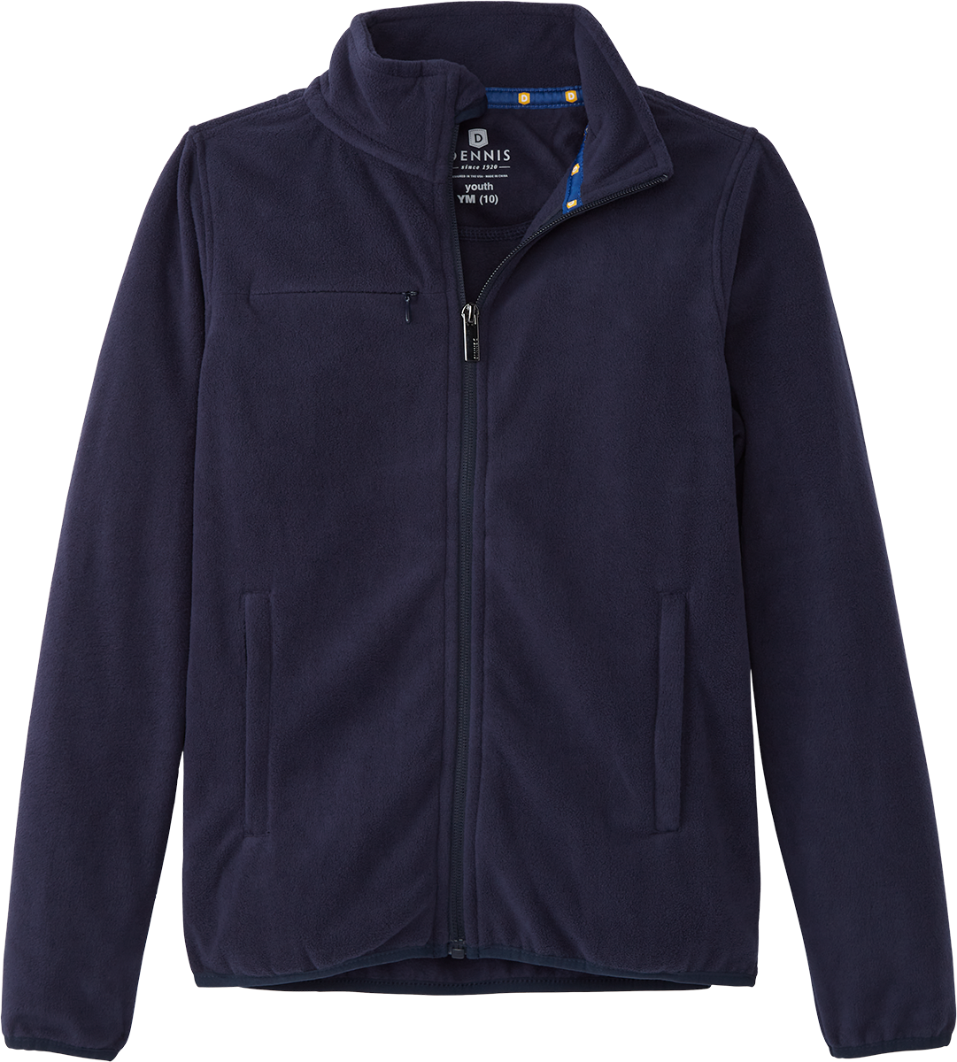 Zip-Front Microfleece Jacket – DENNIS Uniform Liquidation Sale
