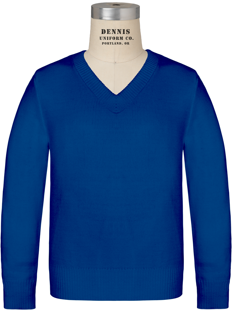 V-Neck Pullover Sweater – DENNIS Uniform Liquidation Sale