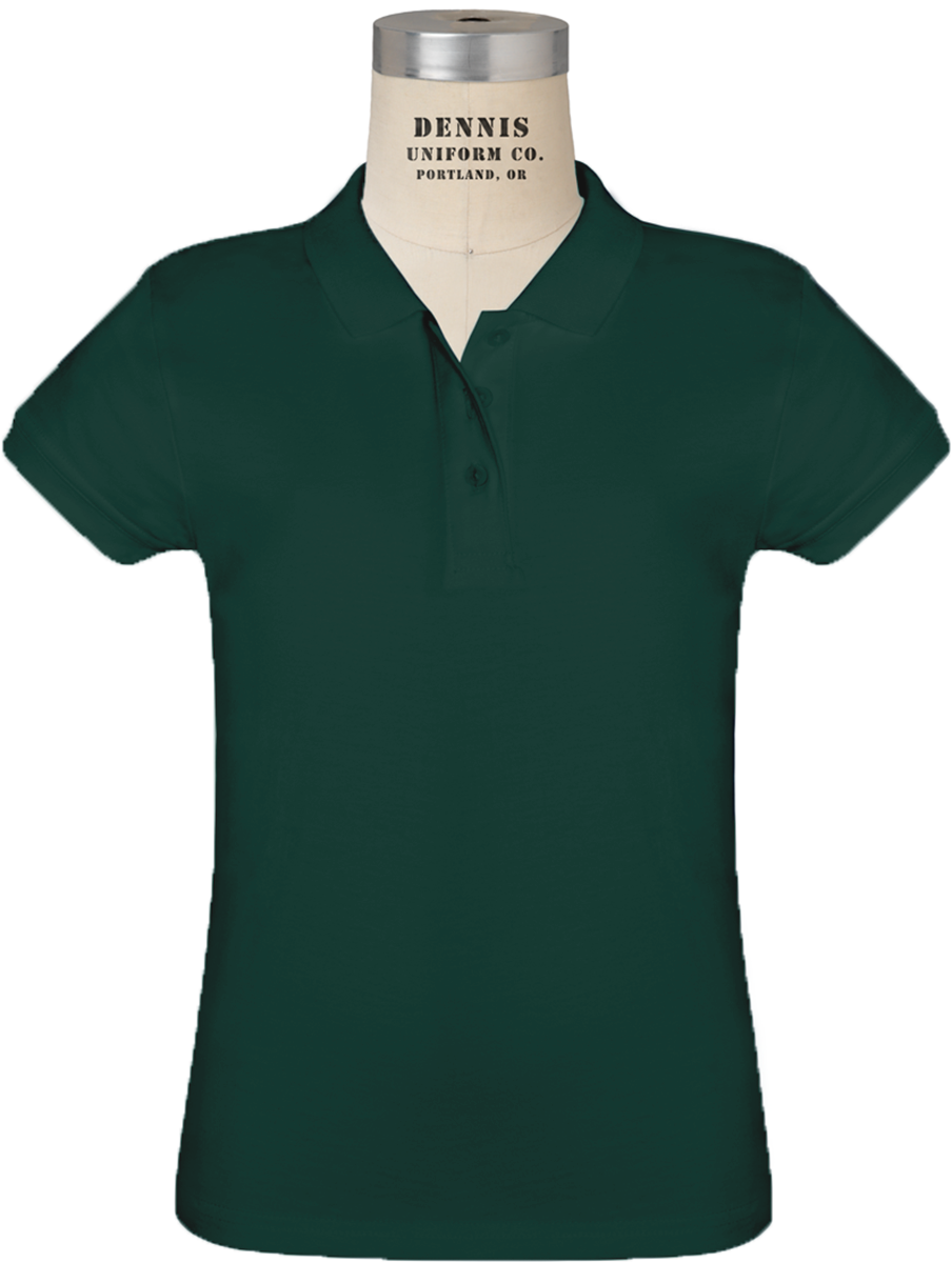 Feminine Fit Short Sleeve Jersey Polo – DENNIS Uniform Liquidation Sale