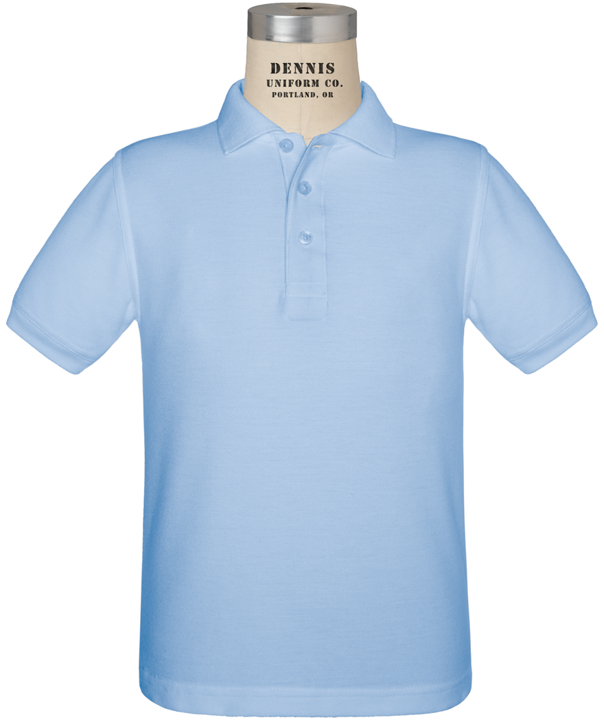 Short Sleeve Piqué Polo – DENNIS Uniform Liquidation Sale