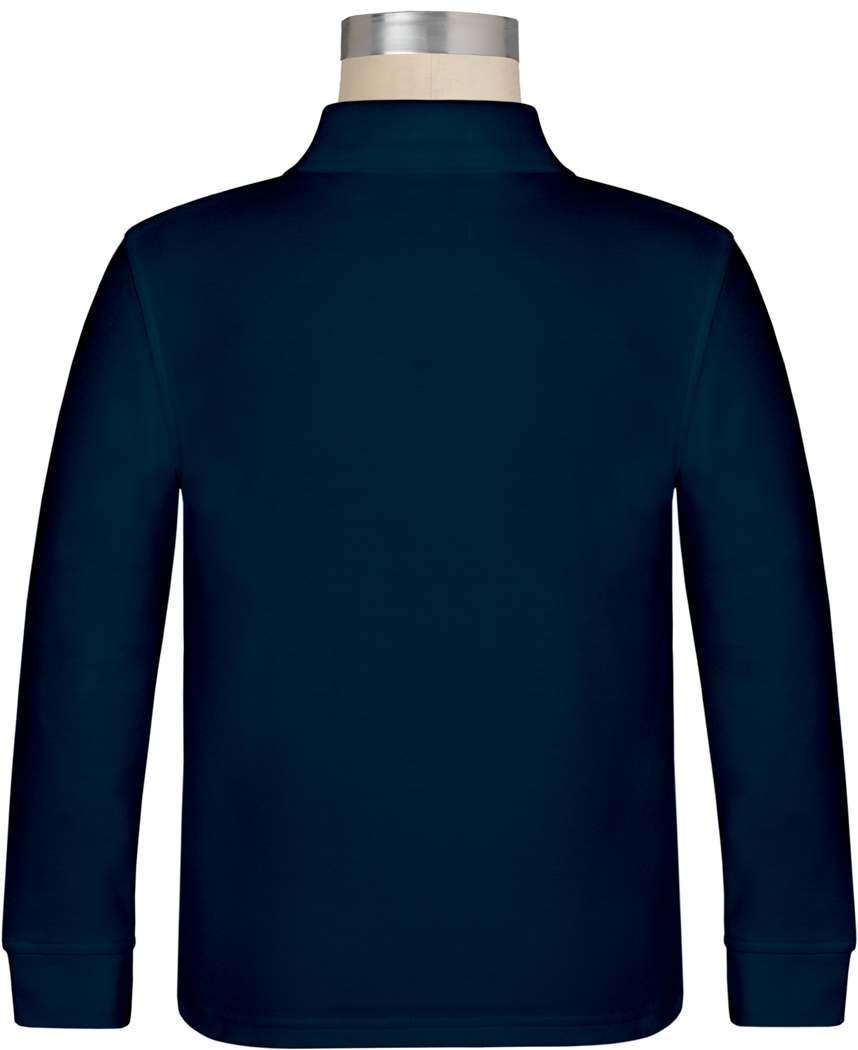 Long Sleeve Piqué Polo – DENNIS Uniform Liquidation Sale
